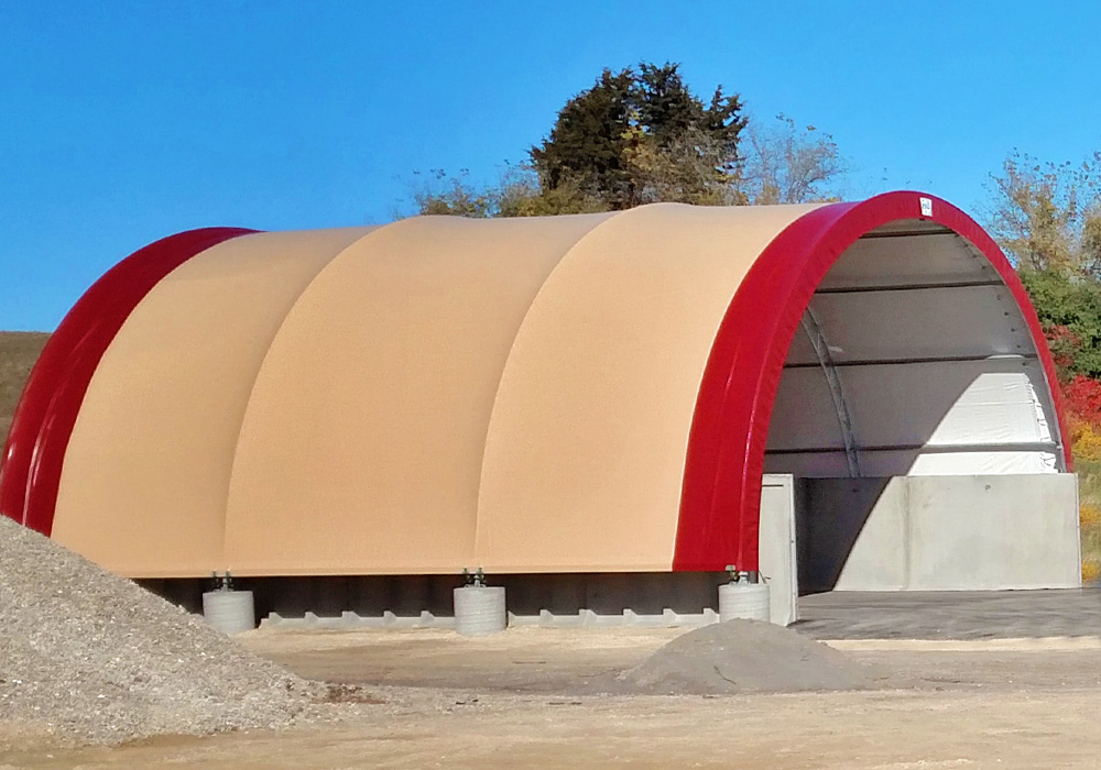City of Minnetrista, Minnesota, Salt Storage Dome | GC Fabric Building ...
