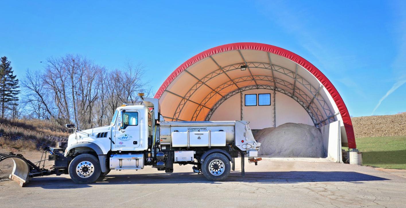 City of Minnetrista, Minnesota, Salt Storage Dome | GC Fabric Building ...