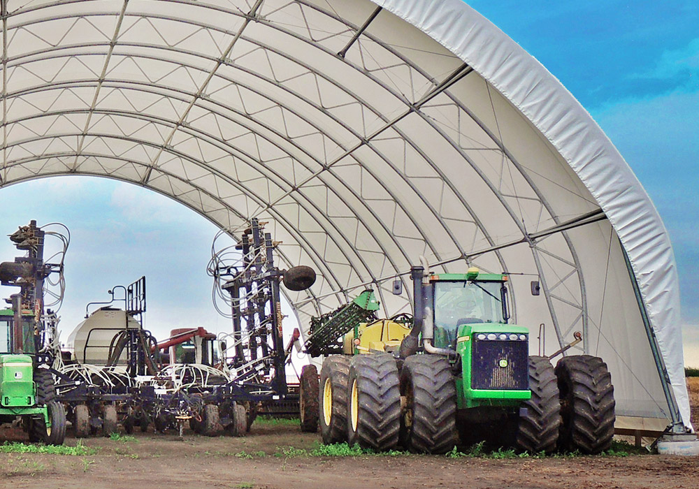 Farm Equipment Storage + Machinery Shed | GC Fabric Building Division